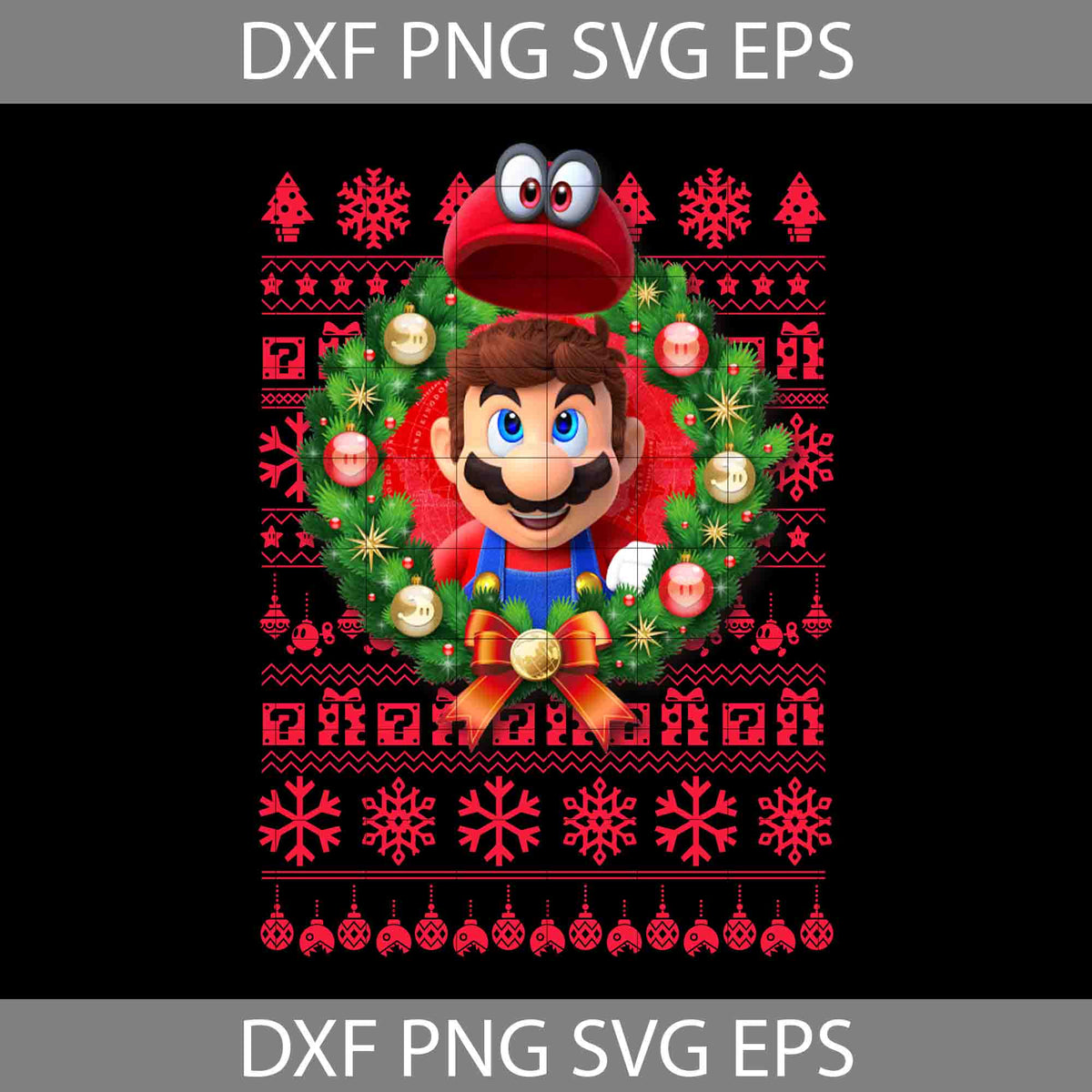 Mario Ugly Christmas png, Ugly CHristmas Png, Super Mario png ...