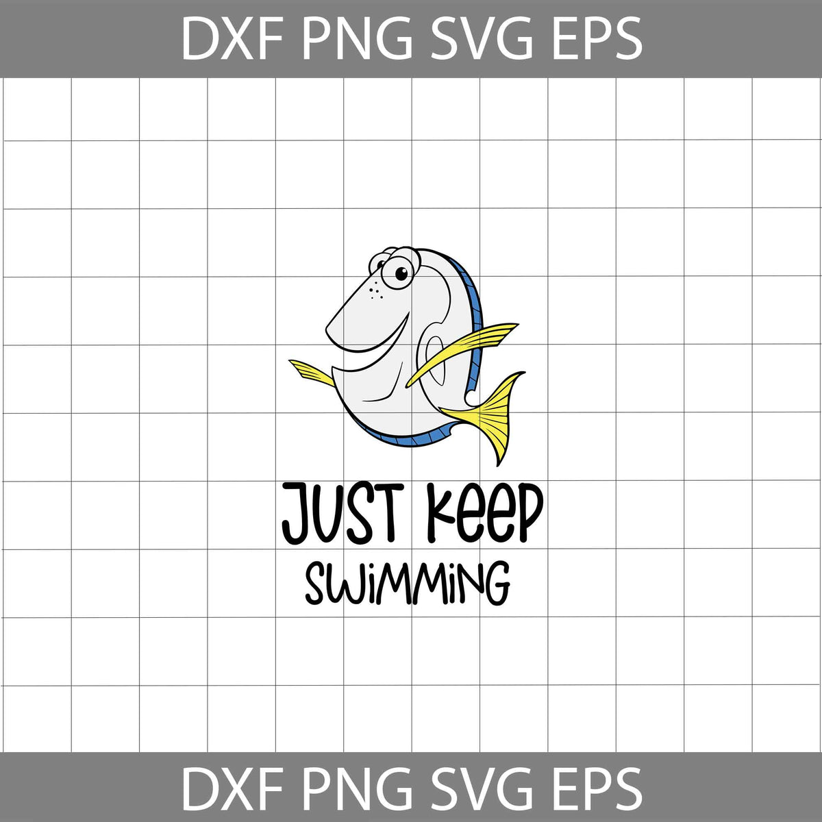 Dory svg, Finding Nemo svg, Swimming Svg, cricut file, clipart, svg ...