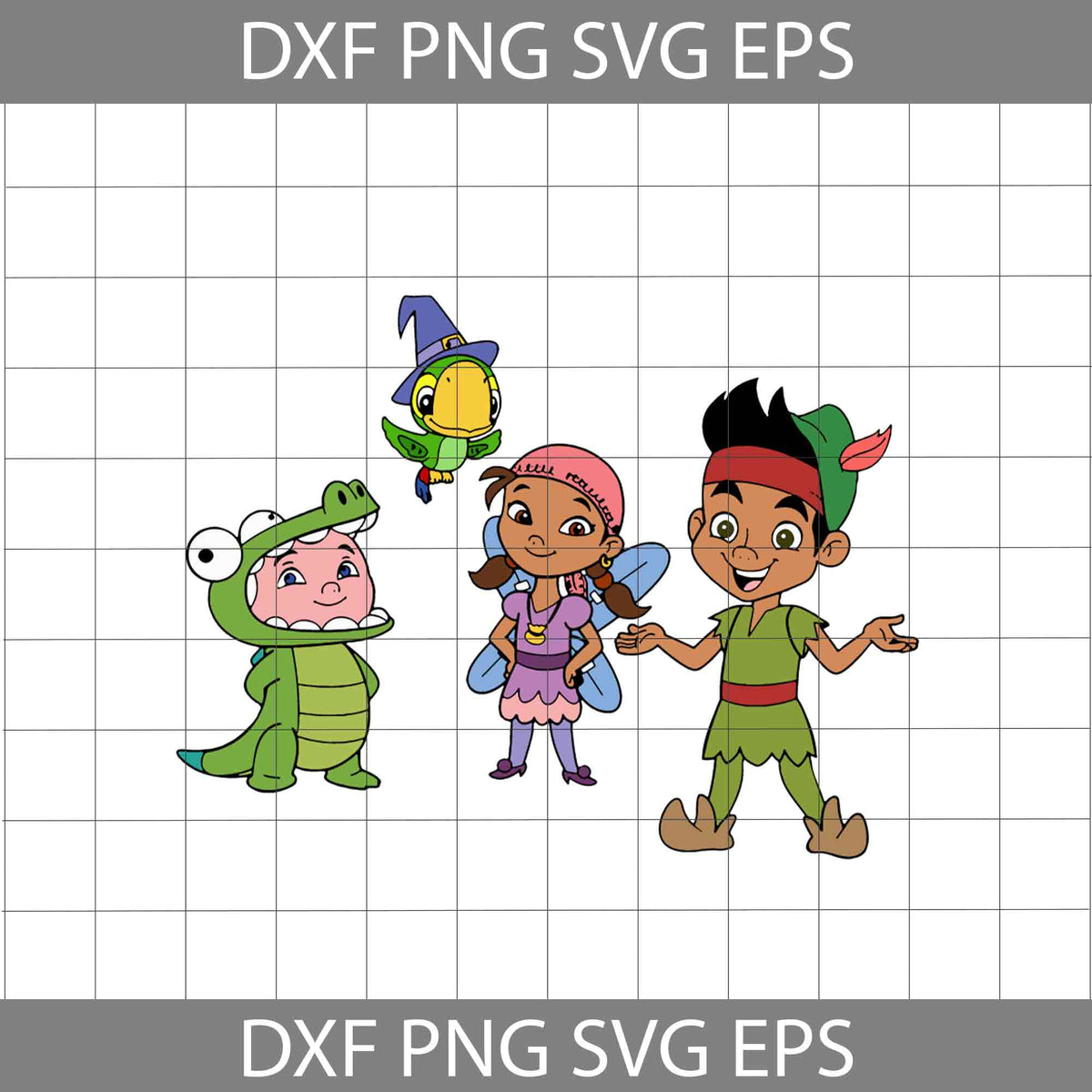 Jake, Izzy, Cubby, Skully svg, cartoon Svg, Halloween svg, Halloween ...