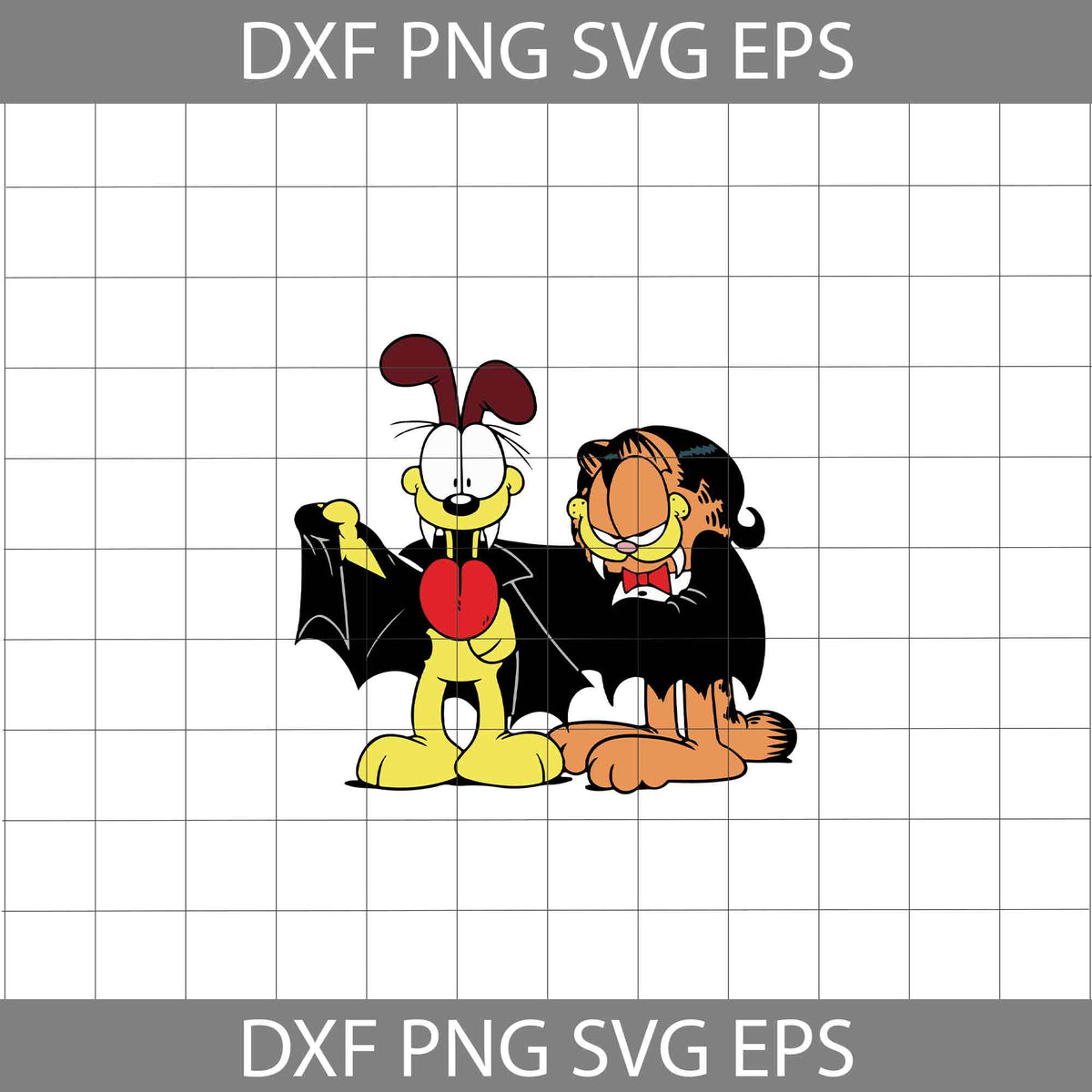 Garfield and odie cosplay svg, Tiger and dog cuties svg, halloween svg ...