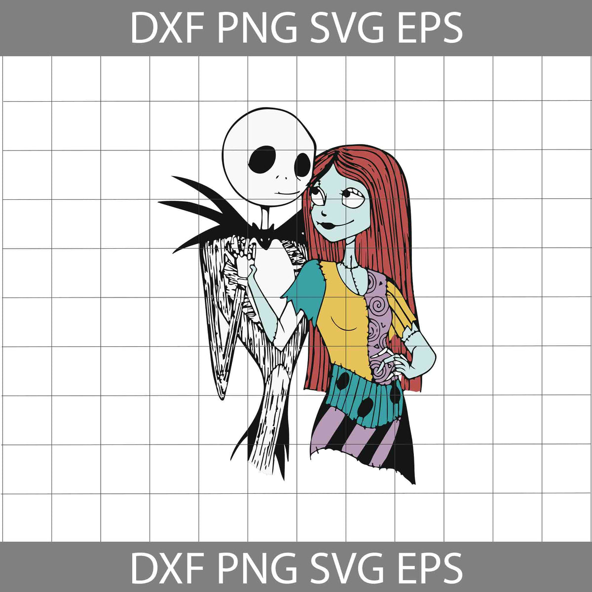 Jack And Sally Svg, Tim Burton Svg, Couple Halloween Svg, Halloween Svg ...