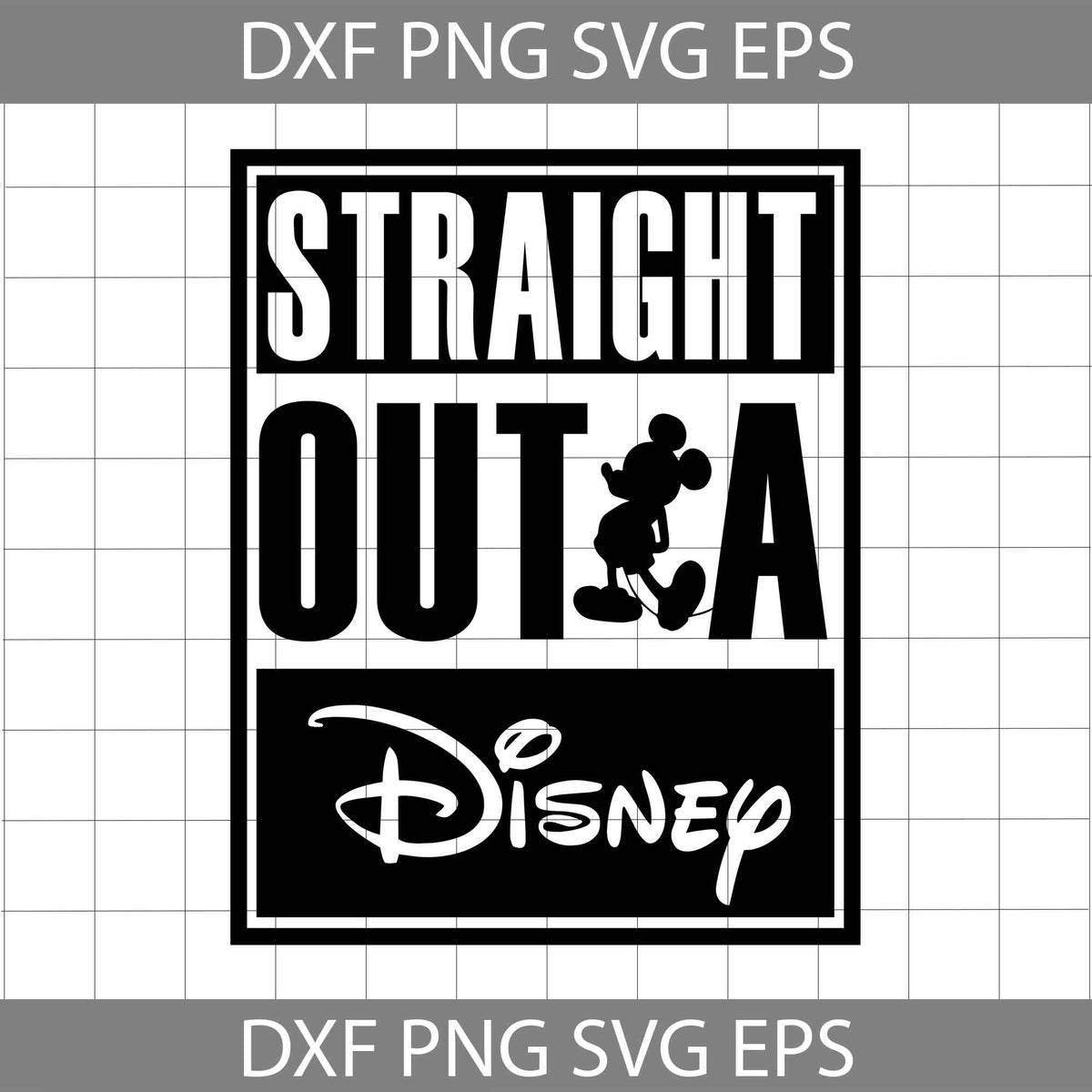 Straight outta svg, cricut file, clipart, svg, png, eps, dxf | Svgspecial