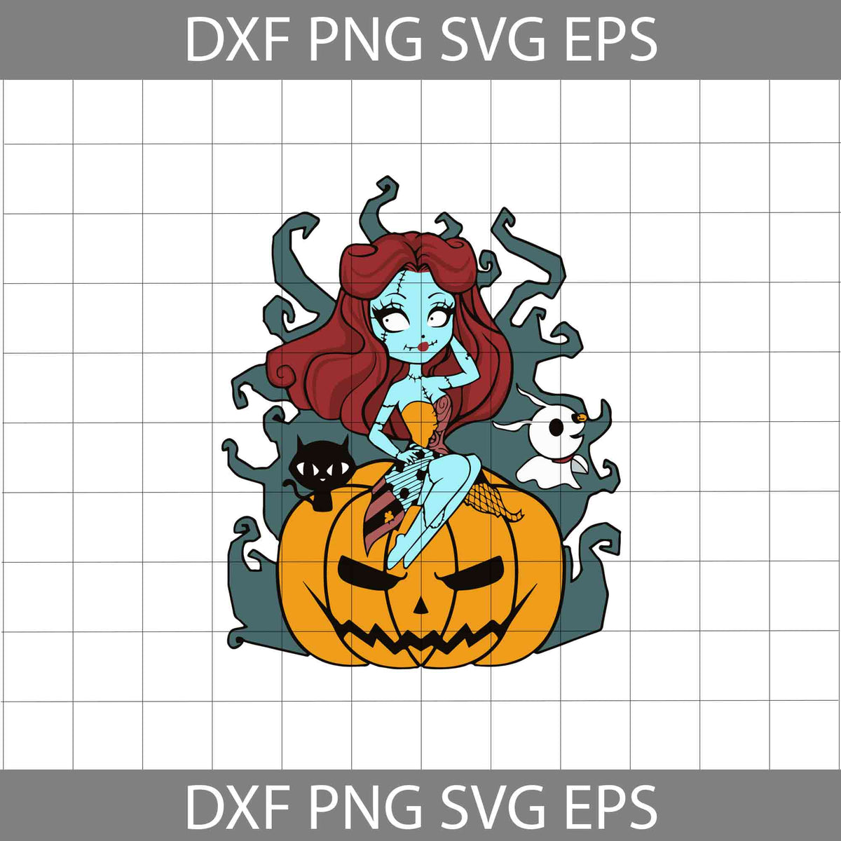 Sally Svg, Tim Burton svg, Halloween Svg, Halloween Gift Svg, Cricut ...