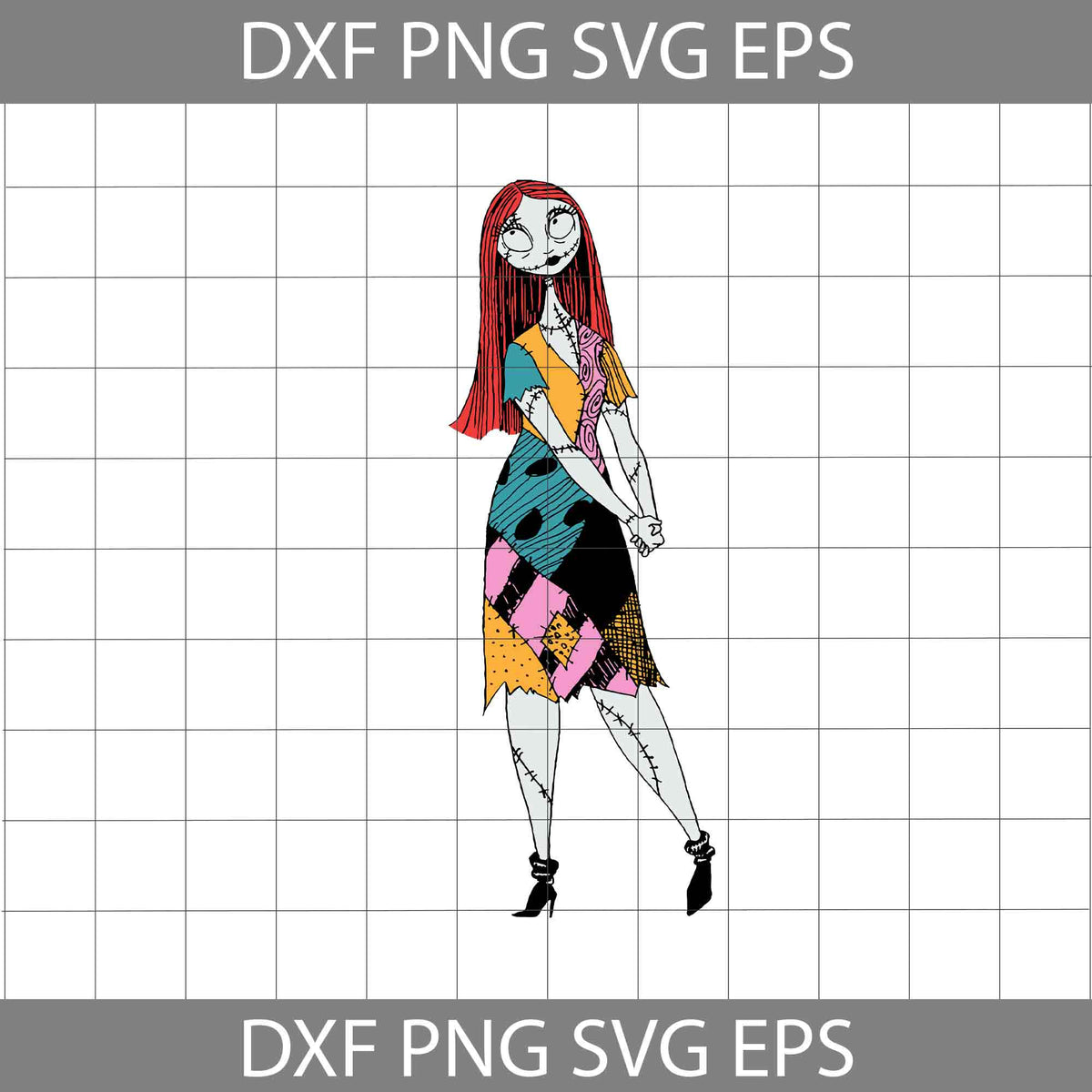 Sally Svg, Tim Burton Svg, Halloween Svg, Halloween Gift Svg, Cricut ...