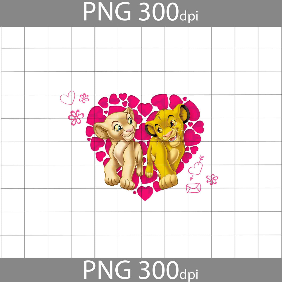 Lion King Love Png, Simba Love Png, Cartoon Png, Valentine's day Png ...