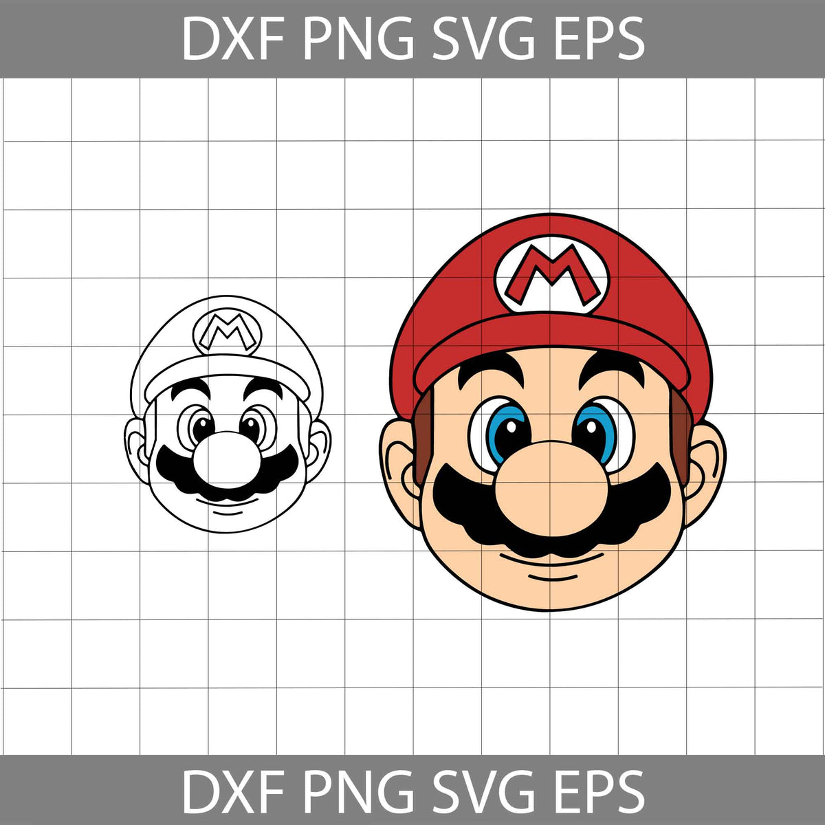 Mario Svg, cricut File, clipart, svg, png, eps, dxf | Svgspecial