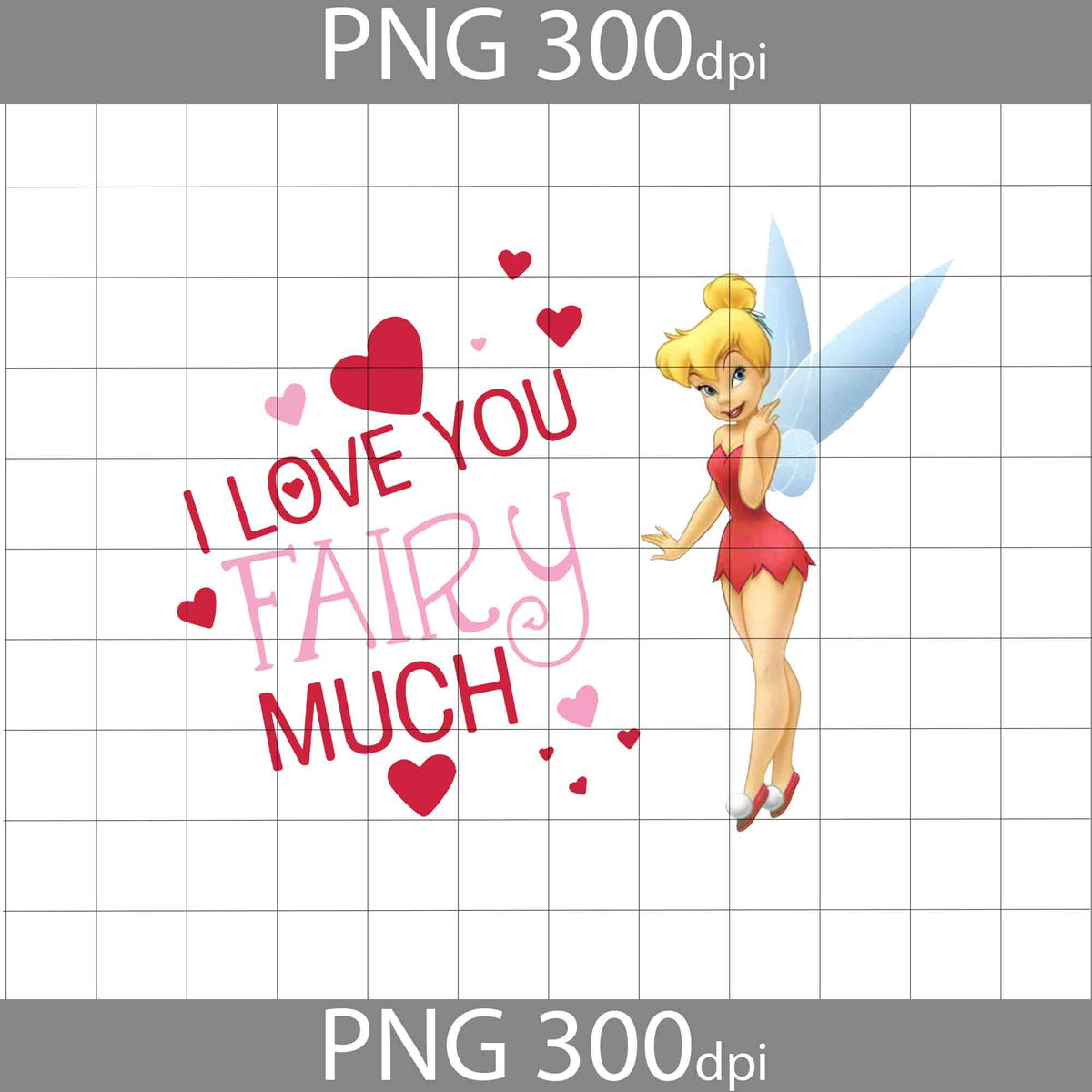 Tinkerbell Love Png, Princess Love Png, Cartoon Png, Valentine's day ...