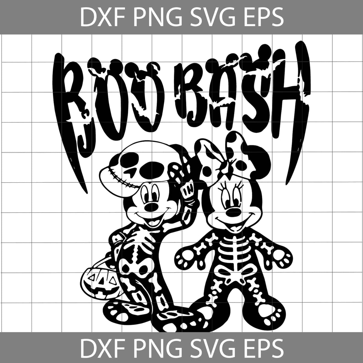Boo Bash svg, Minnie and Mickey Svg, Mouse Cuties Svg, Bundle, Cartoon ...