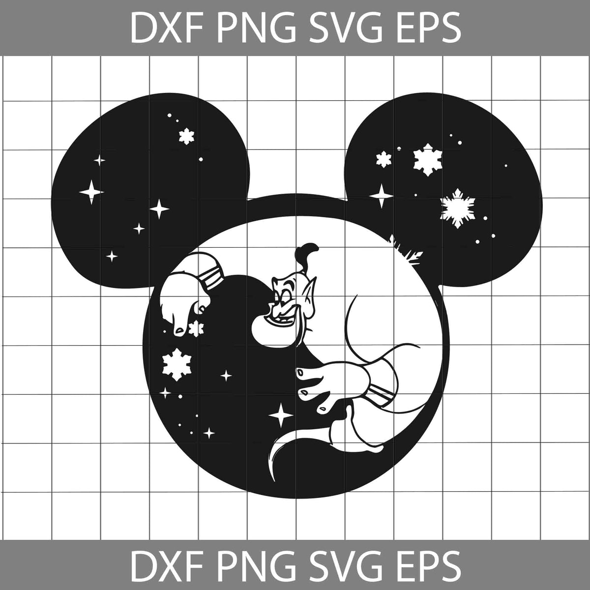 Genie Mickey Ears Svg, Aladdin Svg, Cartoon Svg, Christmas Svg, Gift ...