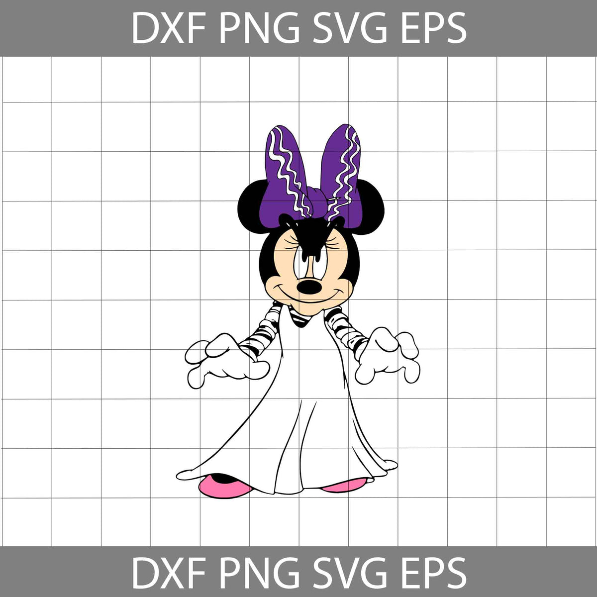 Minnie Ghost Svg, Mouse Cuties svg, Halloween svg, Halloween Gift svg ...