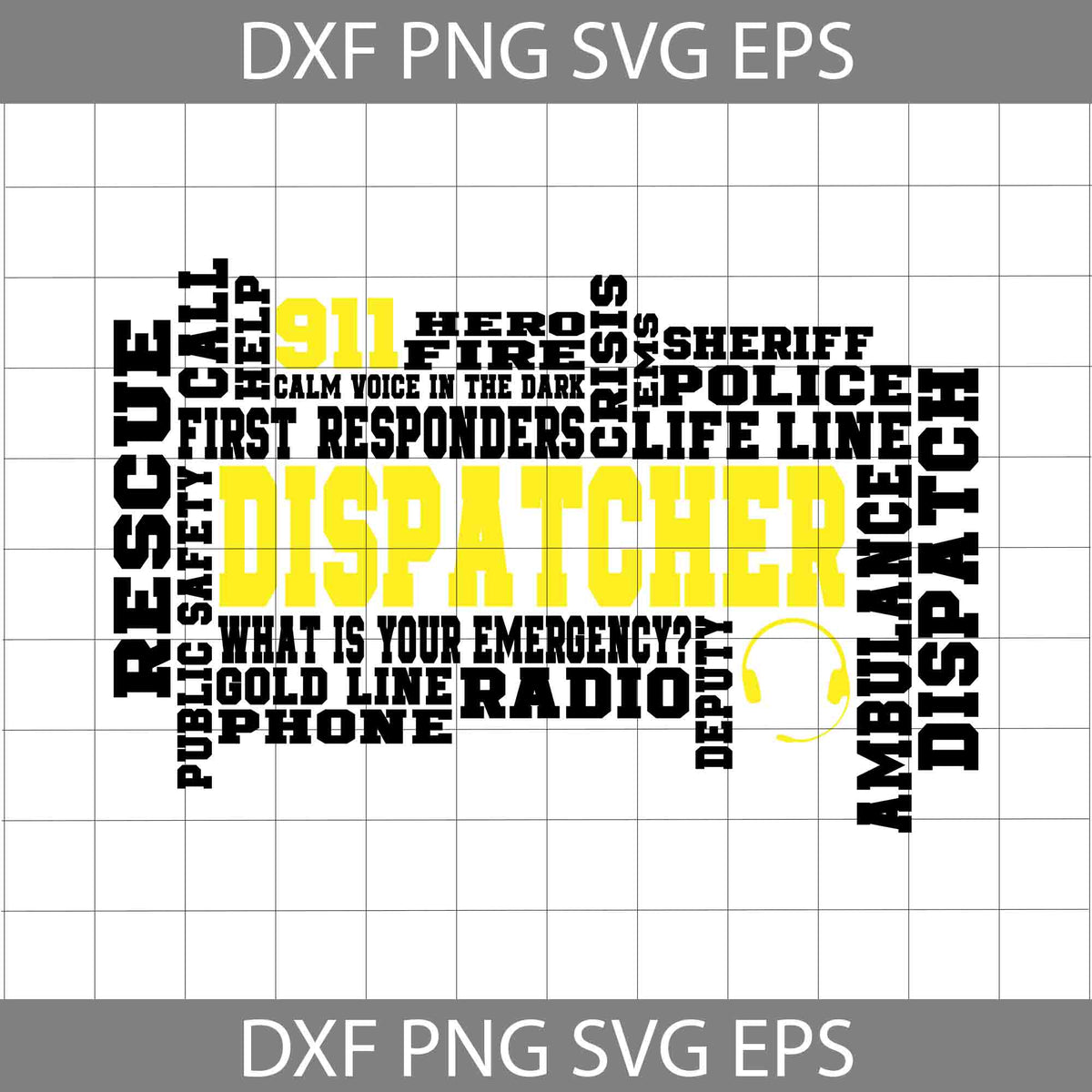 Dispatcher svg, jobs Svg, cricut file, clipart, svg, png, eps, dxf ...