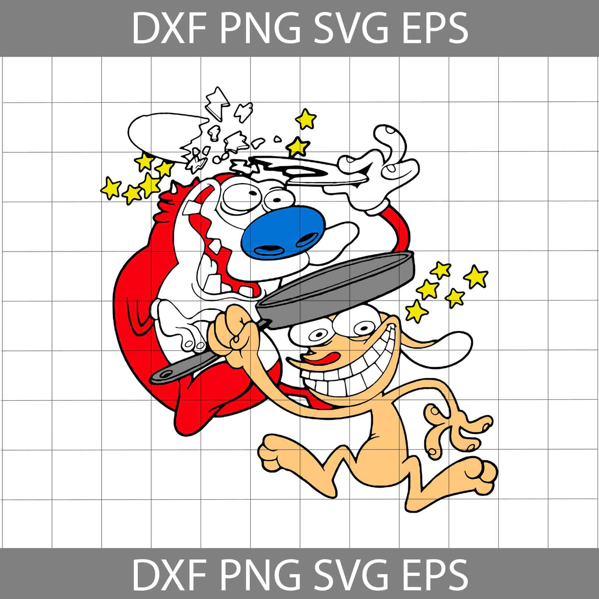 Ren And Stimpy Smash Svg, Ren Svg, Stimpy Svg, Cartoon Svg, Cricut file ...